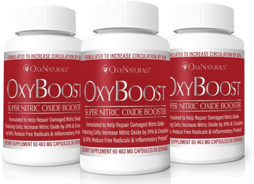 Amazon.com: OxyBoost with ViNitrox - Nitric Oxide Supplement for Blood ...