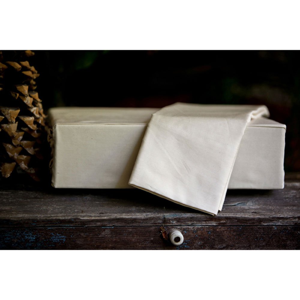 Gotcha Covered Pure Bed Sheet Set Low Profile44; Natural - Twin ...