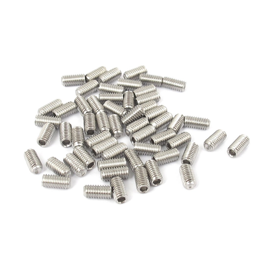 Amazon.com: uxcell M3x6mm Stainless Steel Hex Socket Set Cap Point Grub ...