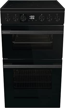 Hisense HDCEC5C10B Freestanding Ceramic Electric Cooker with Double ...