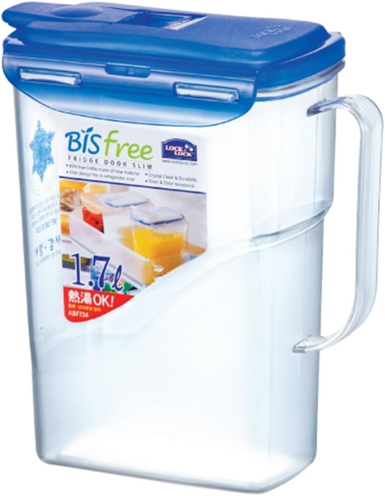 Amazon.com: LOCK & LOCK Bisfree Slim Pitcher, 1.7 L, Clear : Home & Kitchen