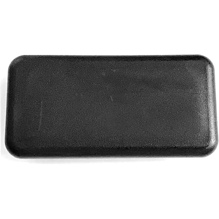 Amazon.com: 1 x 2 Inch Rectangle Plastic Plugs Tubing End Caps Black ...