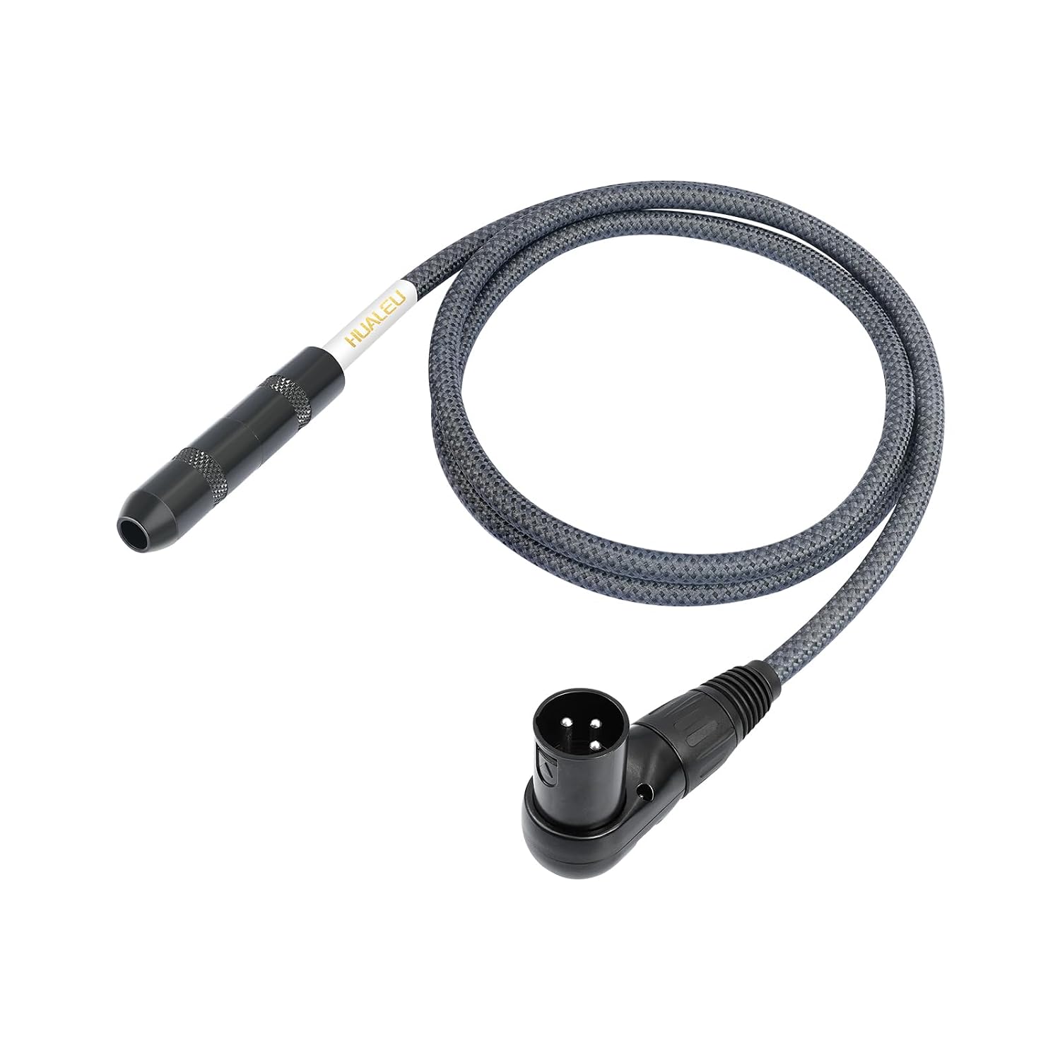 Amazon.com: HUALEU 3.3FT 6.35 mm 1/4 Female to Right Angle 3Pin-XLR ...