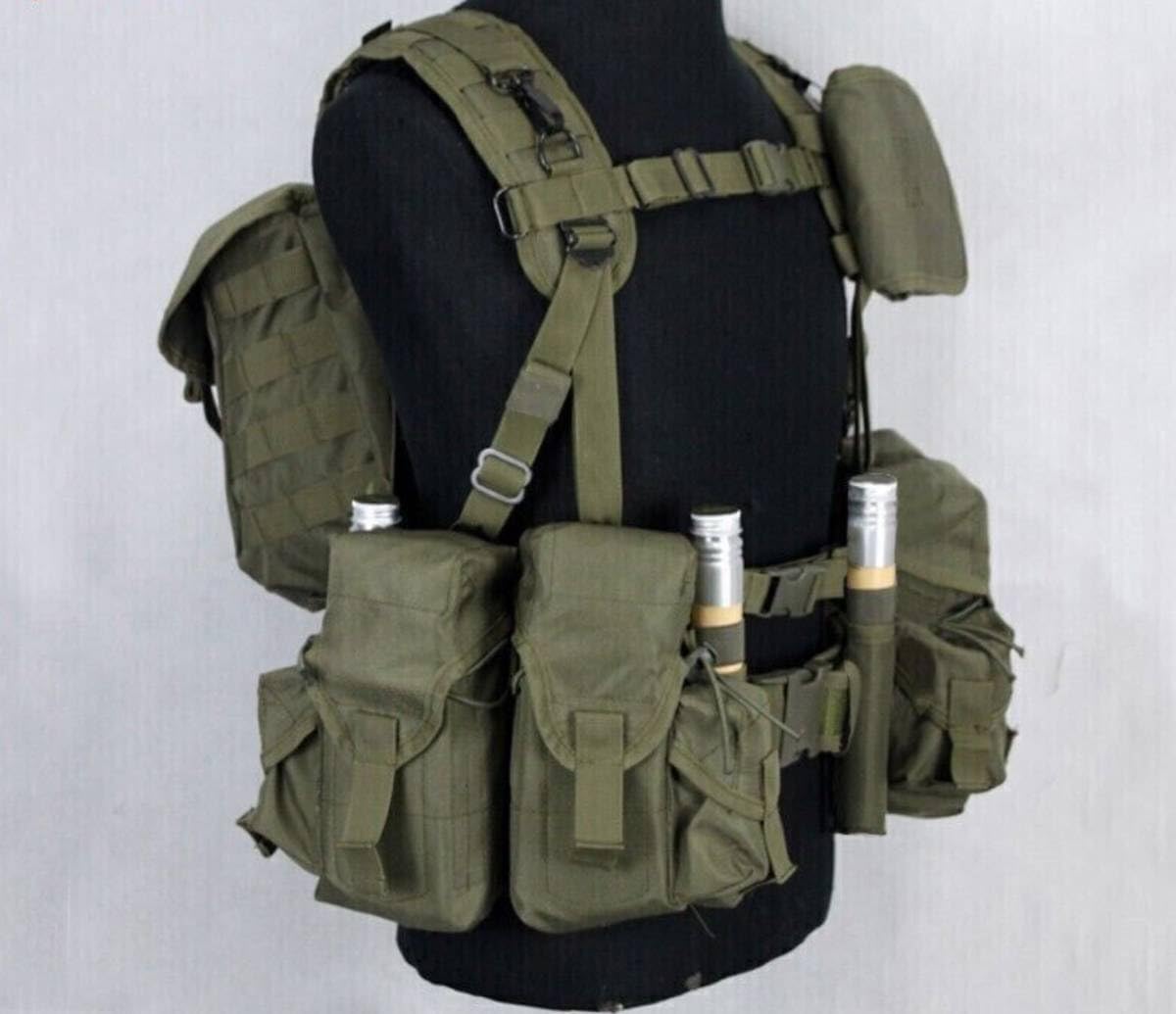 Amazon.co.jp: ロシア軍ロシア特殊部隊 Smersh タクティカル ベスト戦闘装備 AK SVD PKM VDG セット選択可 ...