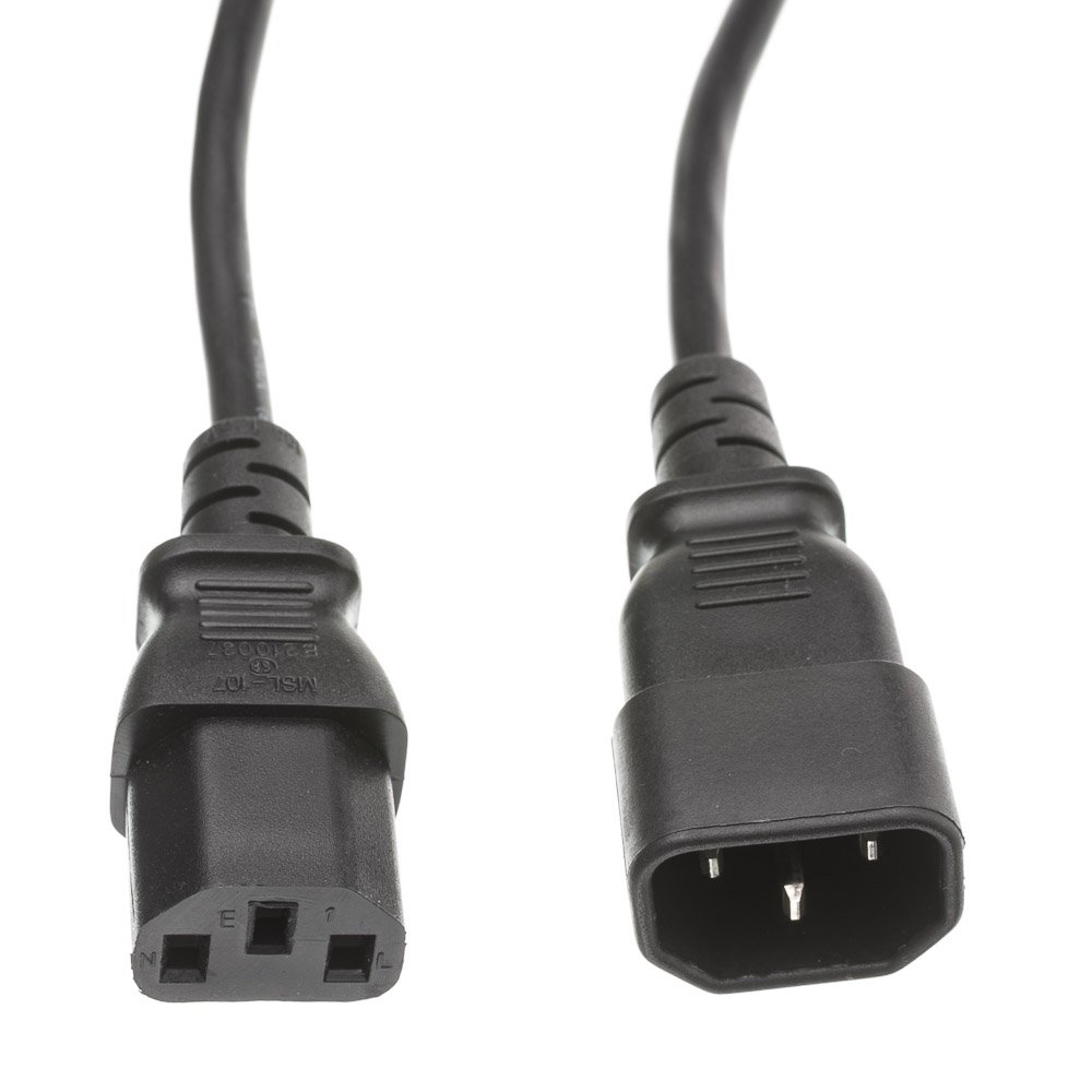 Amazon.com: CableWholesale 12 feet Computer/Monitor Power Extension ...