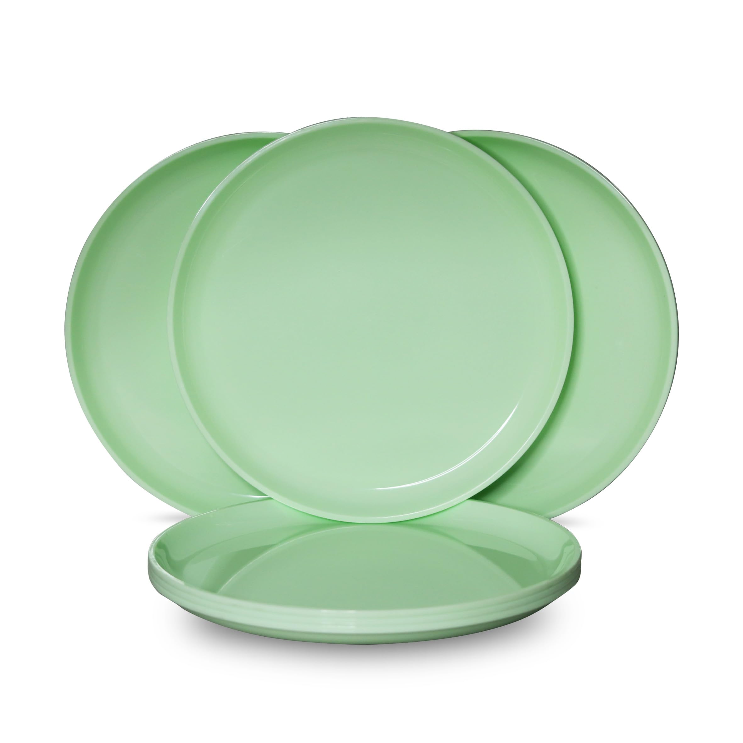 Buy Malabar Trading Company Round Plastic Dinner Plate, Fiber Dining ...