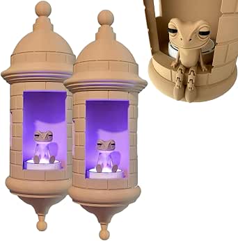 Puerto Rican Garita Wall Coqui Lamp, 3D Printed Coquí Frog Lamp with ...
