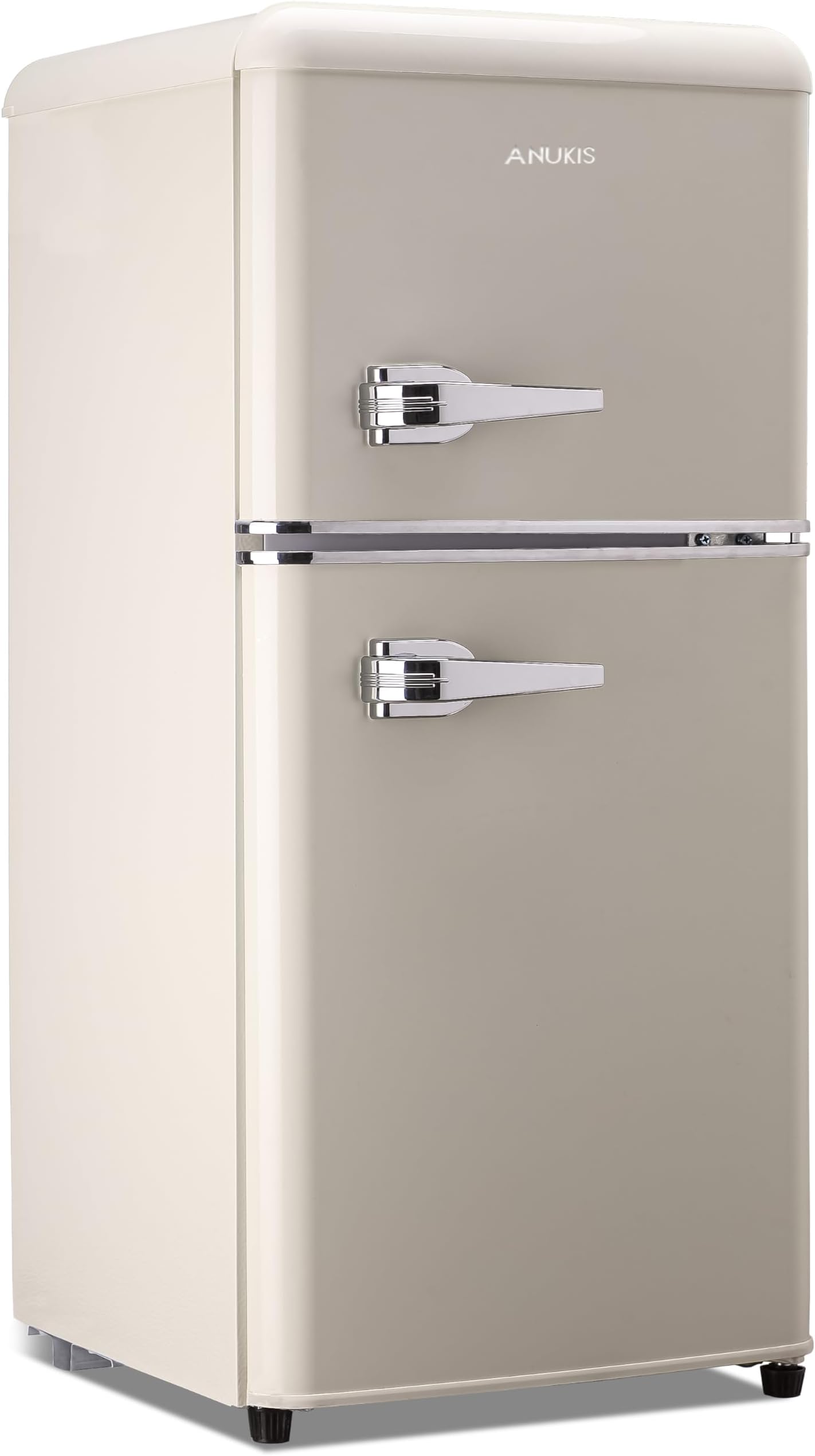 Amazon.com: Anypro 3.2 Cu.Ft Mini Fridge with Freezer, Retro Double ...