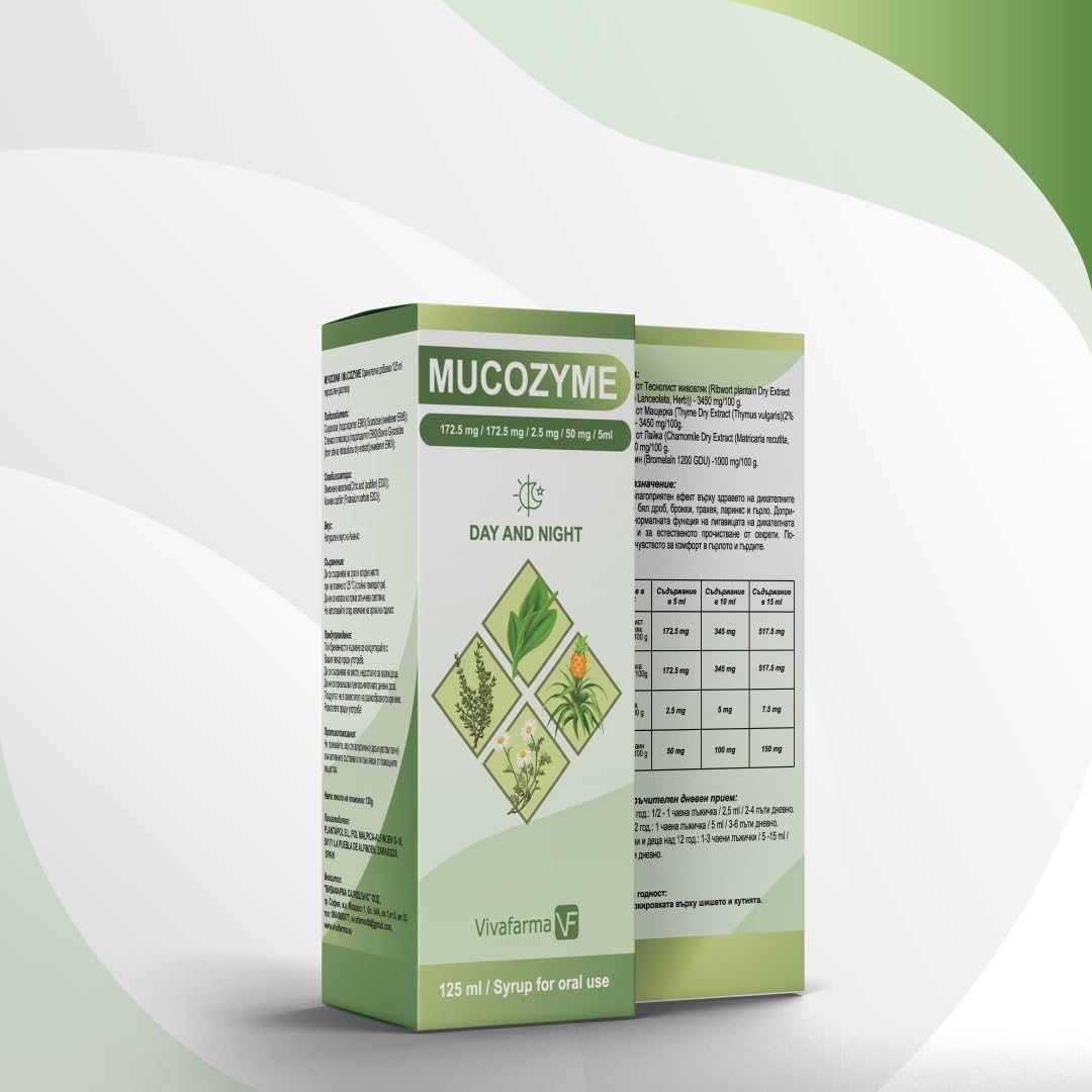 Buy MUCOZYME 150ml - Day and Night - for Dry and Wet with a Natural ...