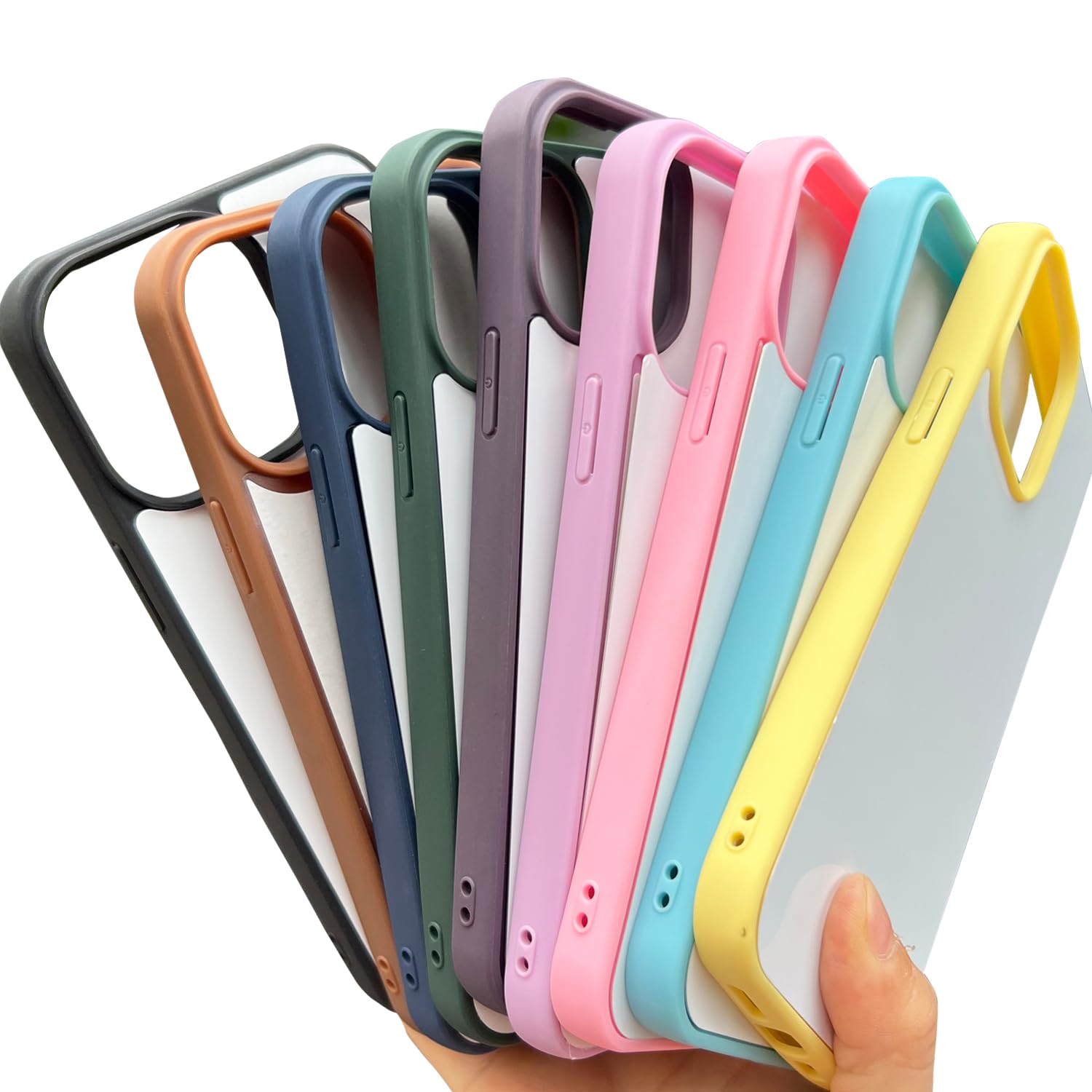 Amazon.com: JUSTRY 5 Sets Sublimation Blanks Phone Case Bulk Covers ...