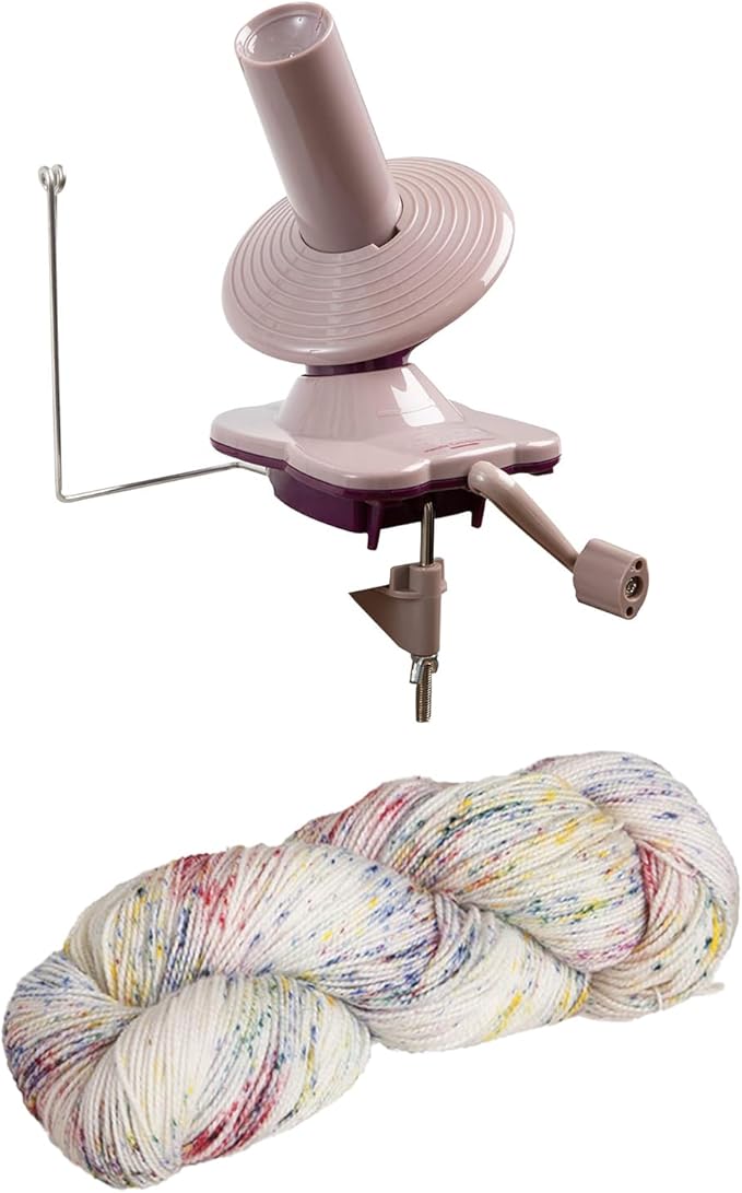 Amazon.com: Knit Picks Yarn Ball Winder and Sock Yarn Hank Bundle ...