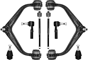 Amazon.com: Frenzybro 8 PCs Front Upper Control Arm With Ball Joint Tie ...