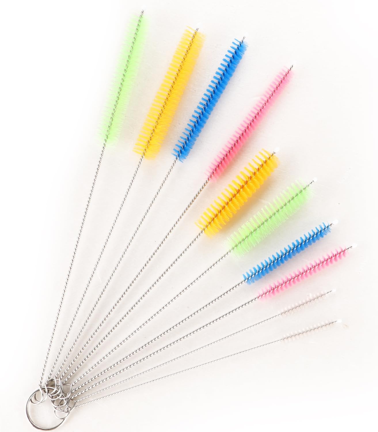 Jeffdad 12-Pack Straw Cleaning Brush, 20cm Long Cleaning Brush Soft ...