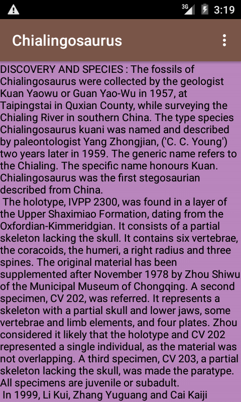 Chialingosaurus - App on Amazon Appstore