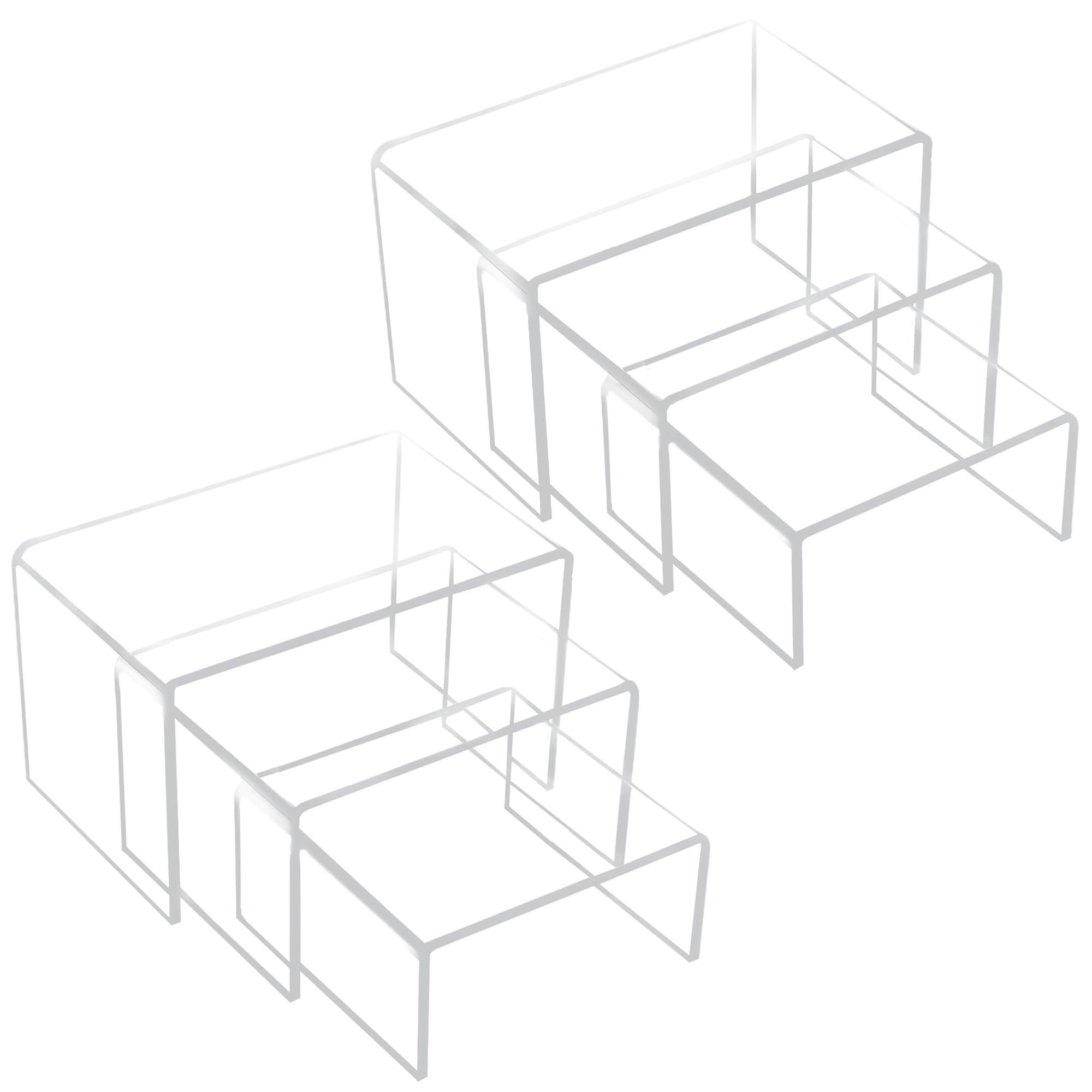 Snapklik.com : ANDGOO Display Risers, 6 Pcs