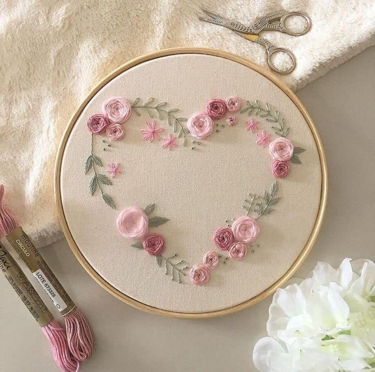 Circle Hand Embroidery Borders