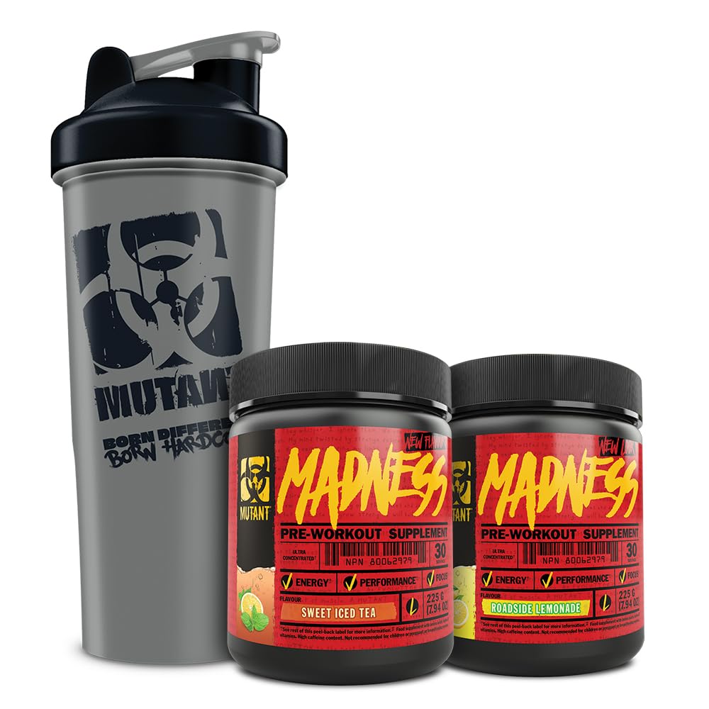 Mutant Madness | Double Pre-workout bundle | Madness Roadside Lemonade ...
