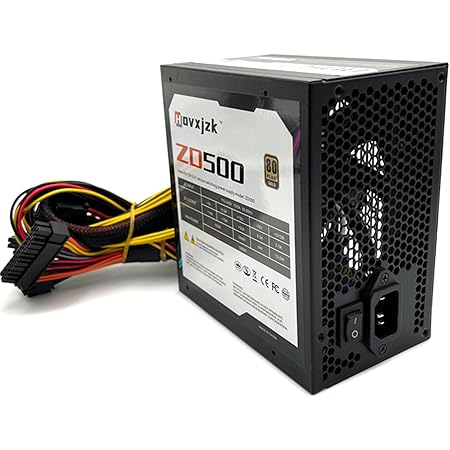 Amazon.co.jp: STANDARD- PS500WF PC Power Supply Unit, 500W Power Supply ...