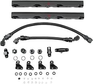 Amazon.com: KUNTAUTOS Fuel Rails Kit for Fast LSXR 102MM Intake ...