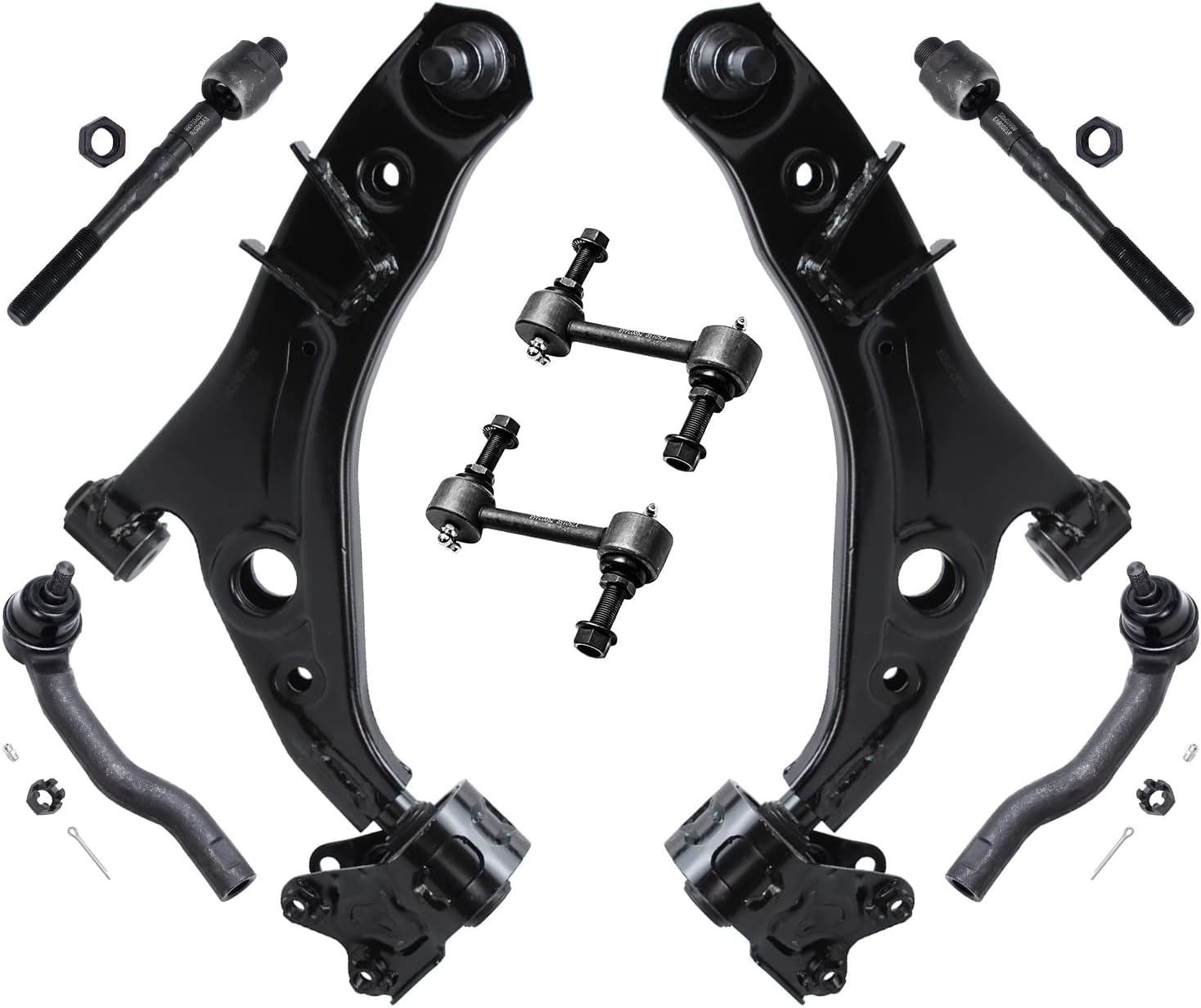 Amazon.com: Detroit Axle - Front 8pc Suspension Kit for 07-14 Ford Edge ...