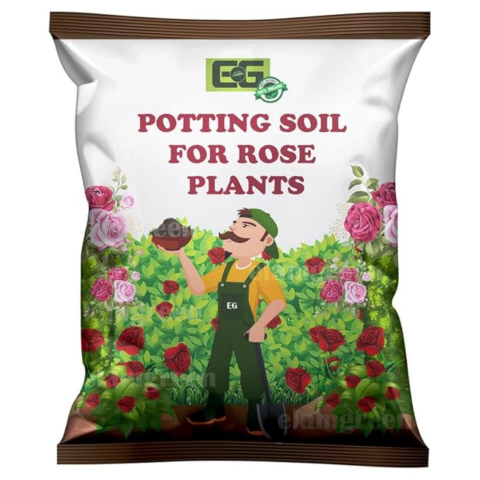 EG ELAMGREEN Rose Potting Soil Mix Ready to Use for Potting Soil for ...