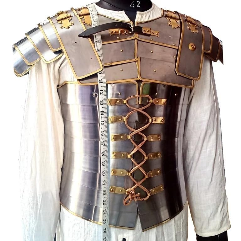 Amazon.com: Handmade Roman Lorica Segmentata Medieval Brass Piping ...