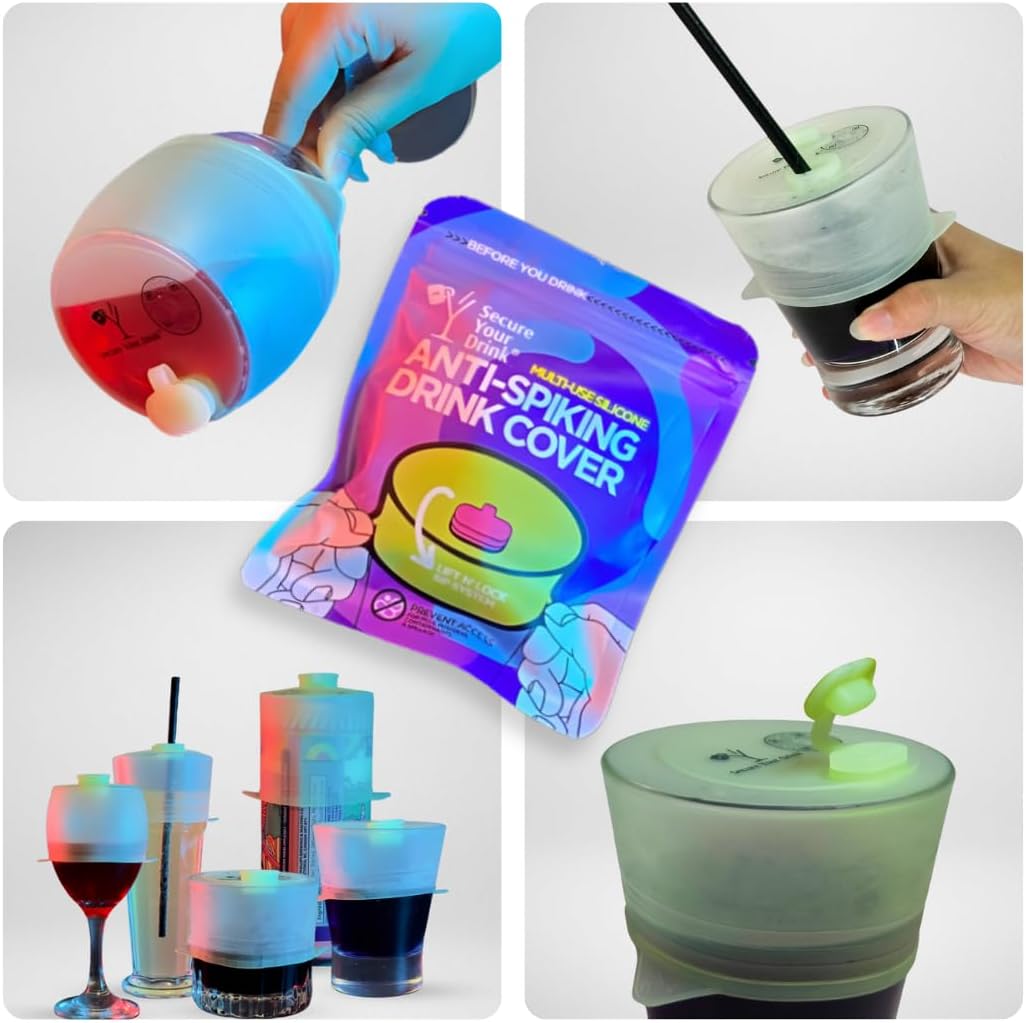 Amazon.com: COSMOS Pack of 6 Anti-Dust Spill Proof Soft Silicone ...