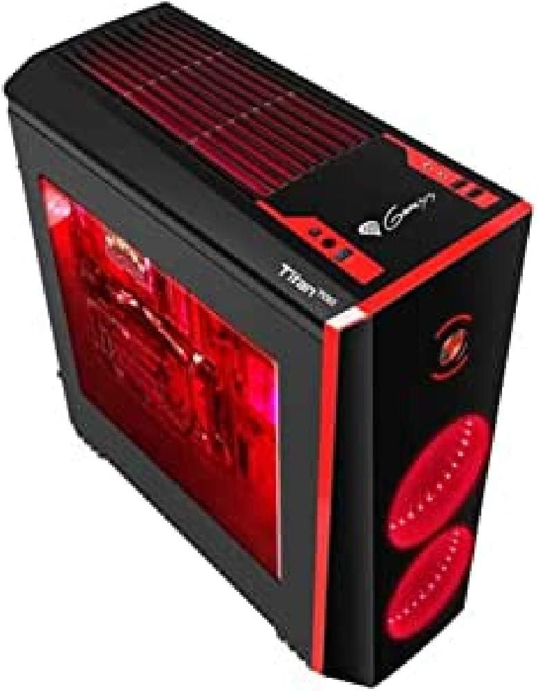 Amazon.com: Natec Genesis Titan 700 Tower Black, Red – Computer Case ...