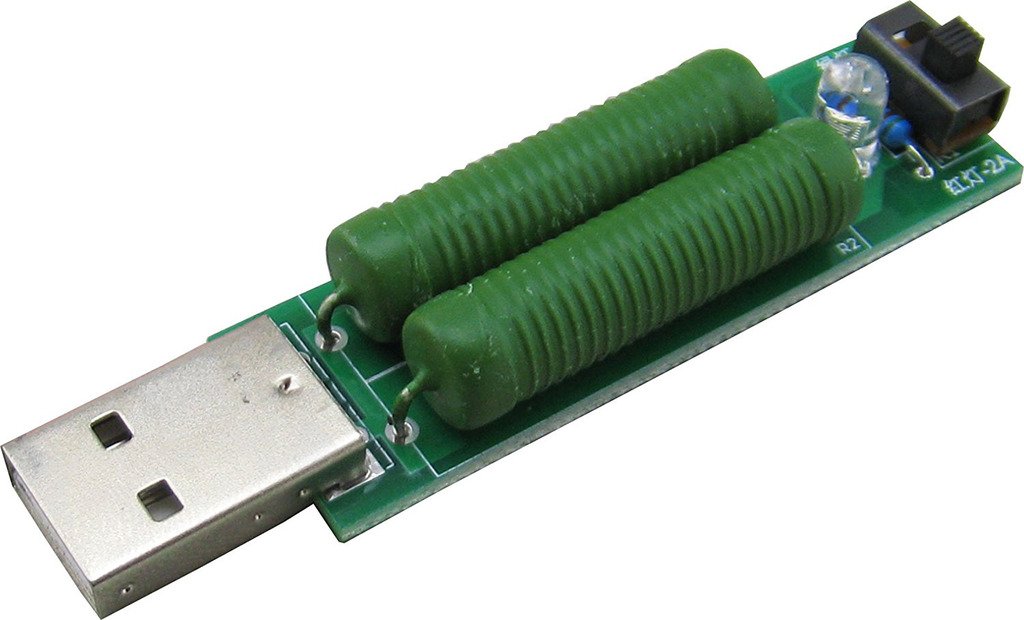 Buy 1PC USB Mini Discharge Interface Load Resistor with Switch 2A 1A ...