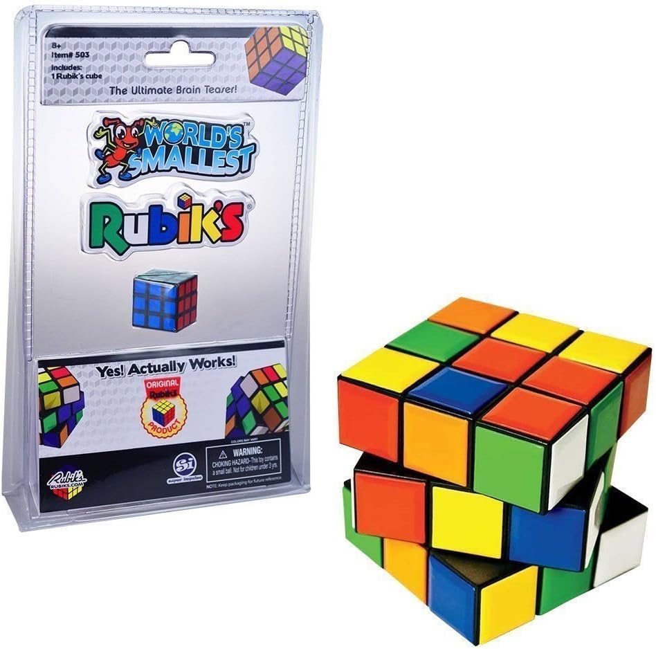 XINGLETOYS Mini Cube 3x3 - Cube Lab 1x1x1cm Smallest Cube, Smooth Magic ...