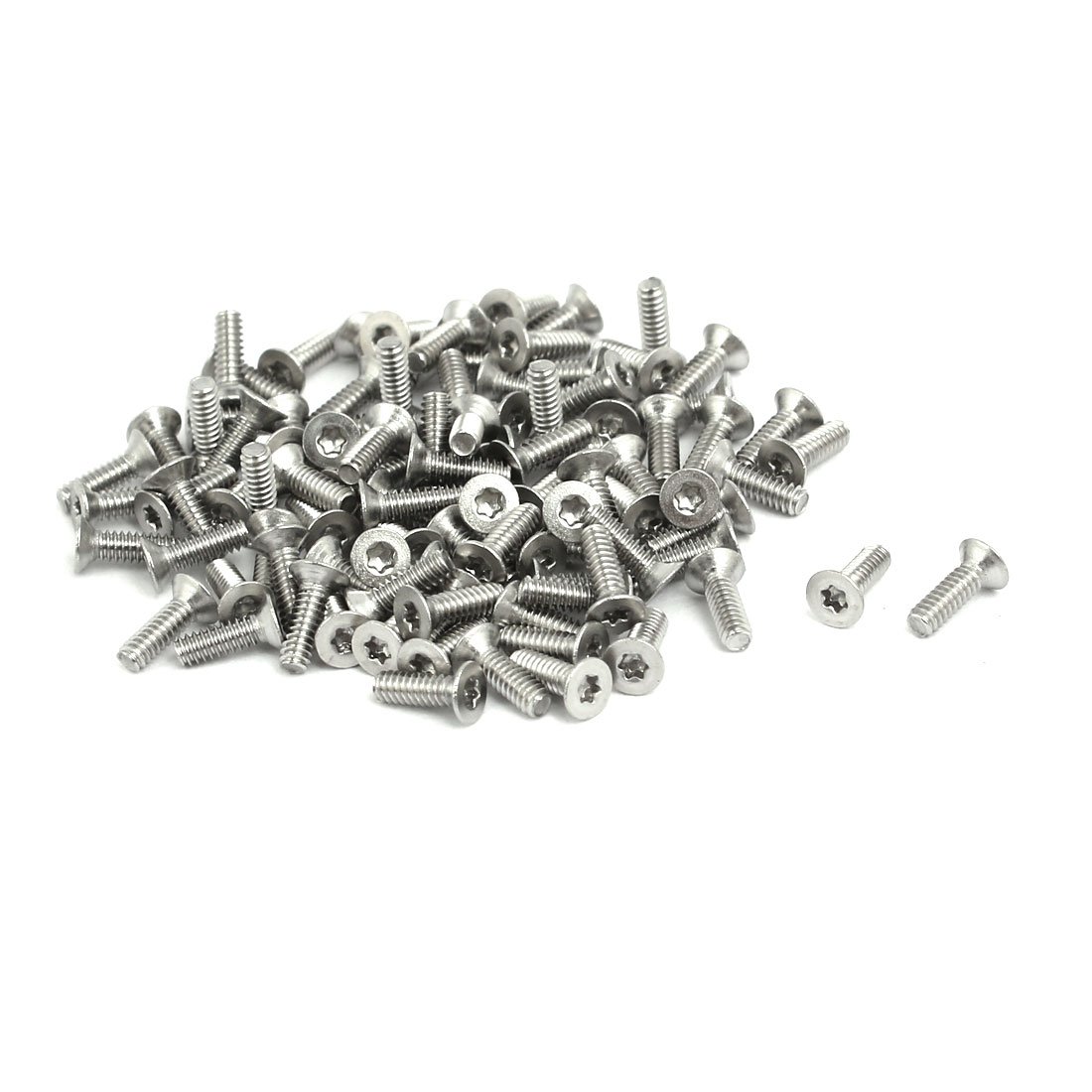 Generic M1.6x6mm 304 Stainless Steel Flat Head T4 Drive Torx Screws Fasteners 150pcs : Amazon.in ...