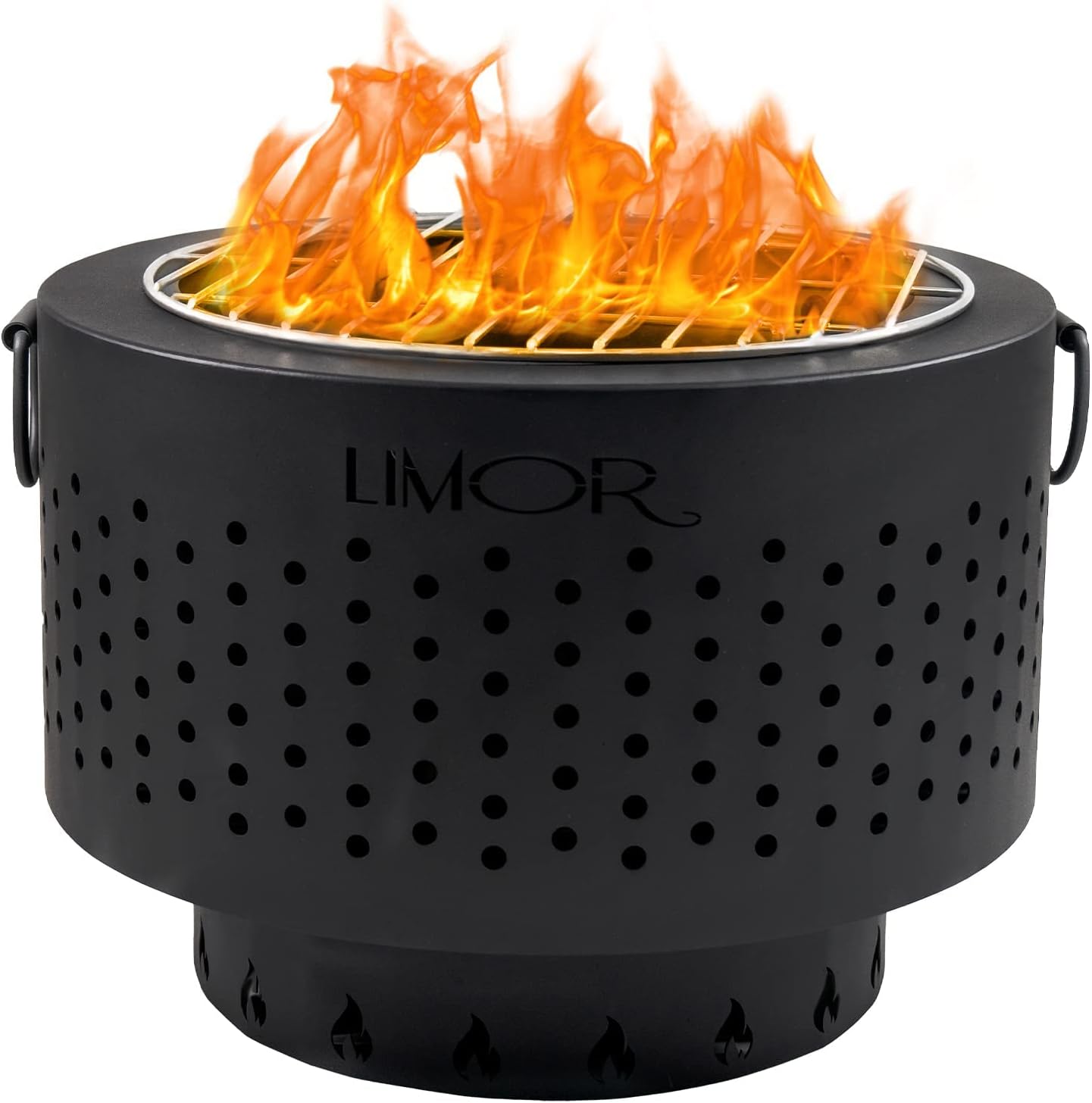 Amazon.com : LIMOR Smokeless Fire Pit with Large Portable Carrying ...