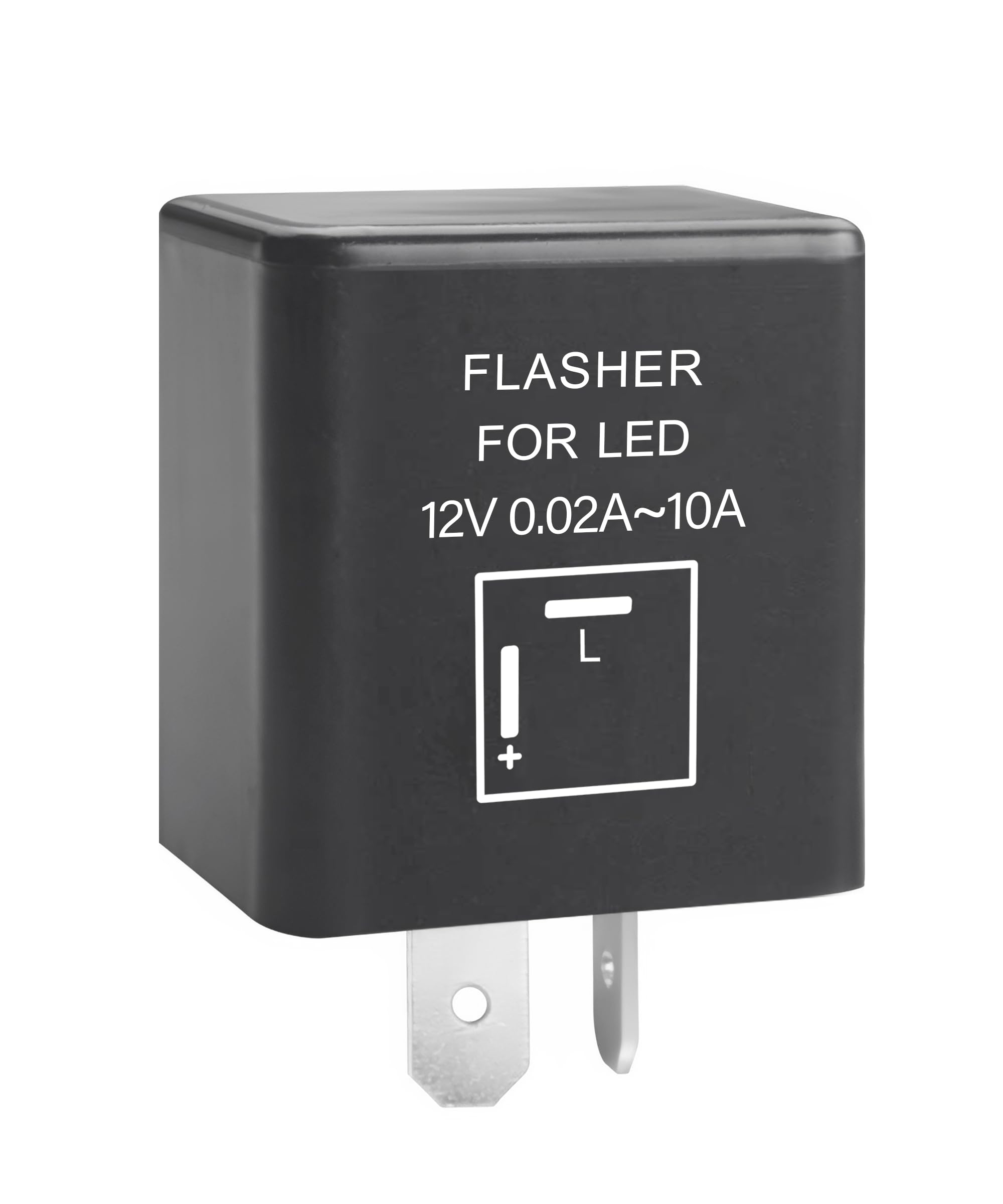 Snapklik.com : 12V LED Flasher Relay - 2 Pin Electronic Turn Signal For Car Accessories ...