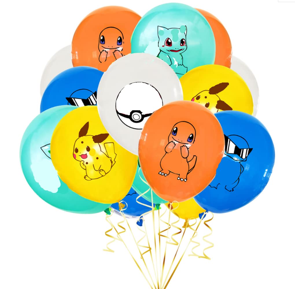 Buy 30 Pikachu balloons, Pikachu cartoon party balloon decoration ...