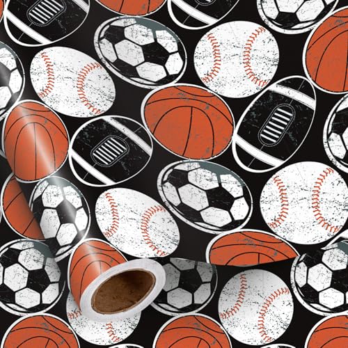 Best Sports Fan Wrapping Paper: Score Big with Your Gifts! - Totally ...