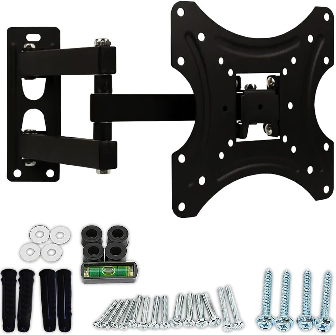 Bodyplus Tilt and Swivel TV Wall Bracket with ±15° Tilt and ±90° Swivel ...