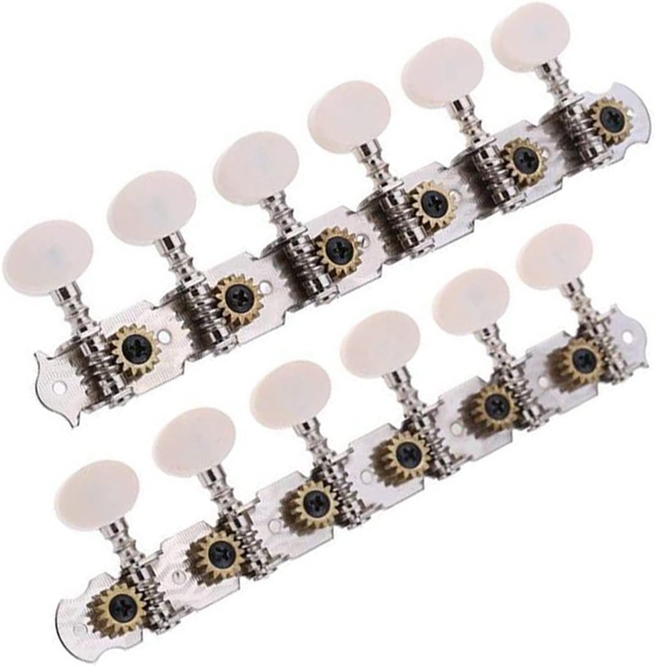 Amazon.com: 6R6L 12 String Acoustic Guitar Tuning Key Peg Tuner Guitar ...