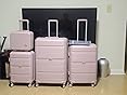 Amazon.com | Somago Luggage Sets 3 Piece Spinner Hardside PP Suitcase ...