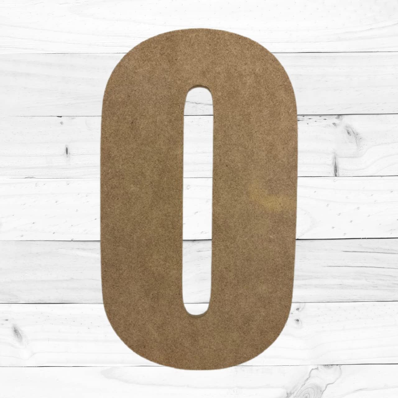 Amazon.com: 18" Wooden Craft Letter O Unfinished, Impact Font, Craft ...