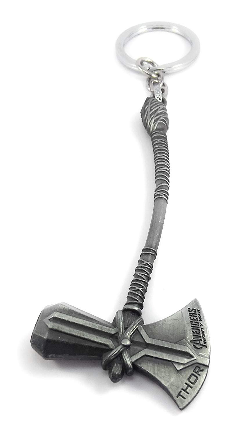 NOIee Metal Stormbreaker Keychain Axe Keychain Avengers Thor Hammer Key ...