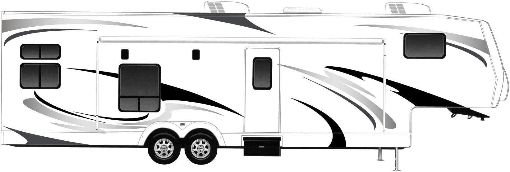 Amazon.com: RV, Trailer Hauler, Camper, Motor-Home Large Decals ...