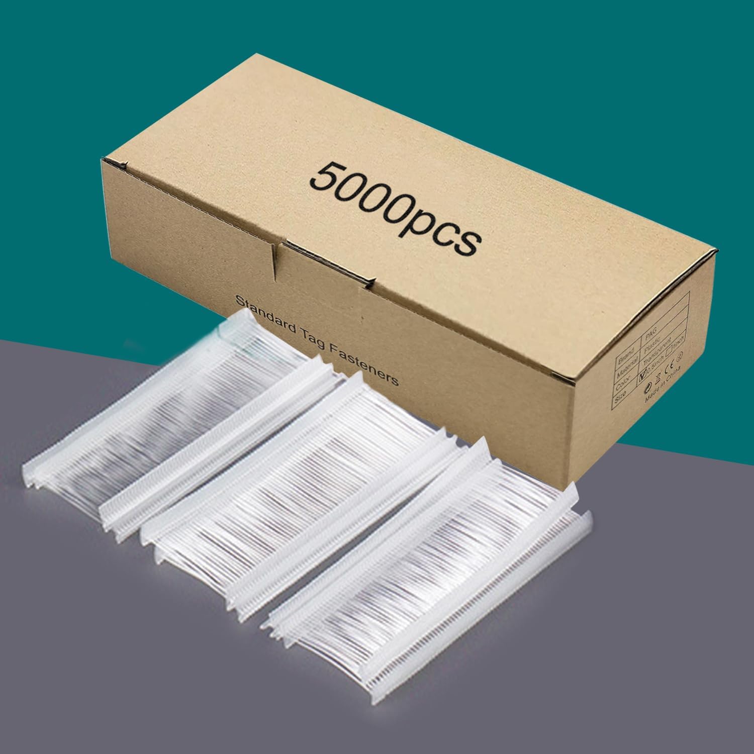 5000 x Attachments, Kimble, Barbs, Tags for Tagging Gun (25mm) : Amazon ...