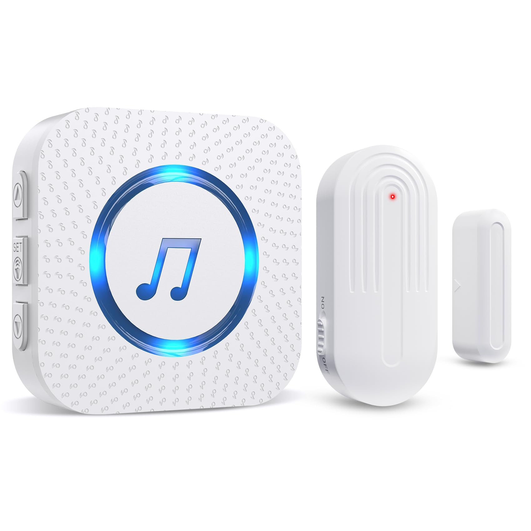 Amazon.com: Door Chime,Wireless Door Open Alarm-SANJIE Door Entry Chime ...