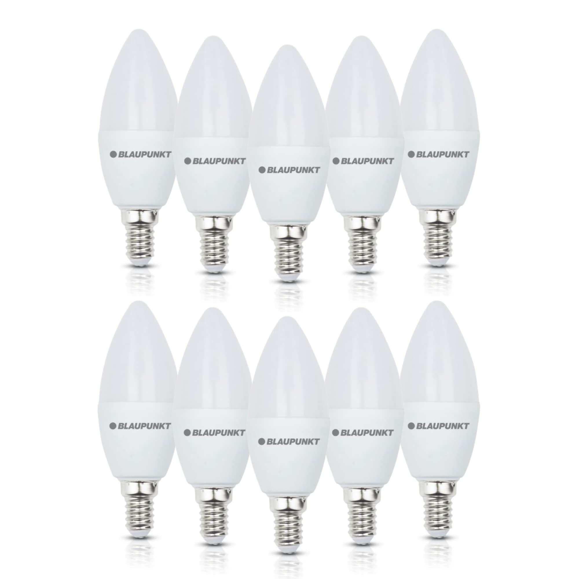 Blaupunkt LED E14 Light Bulb - Candle - Daylight Lighting - 7W - Small ...