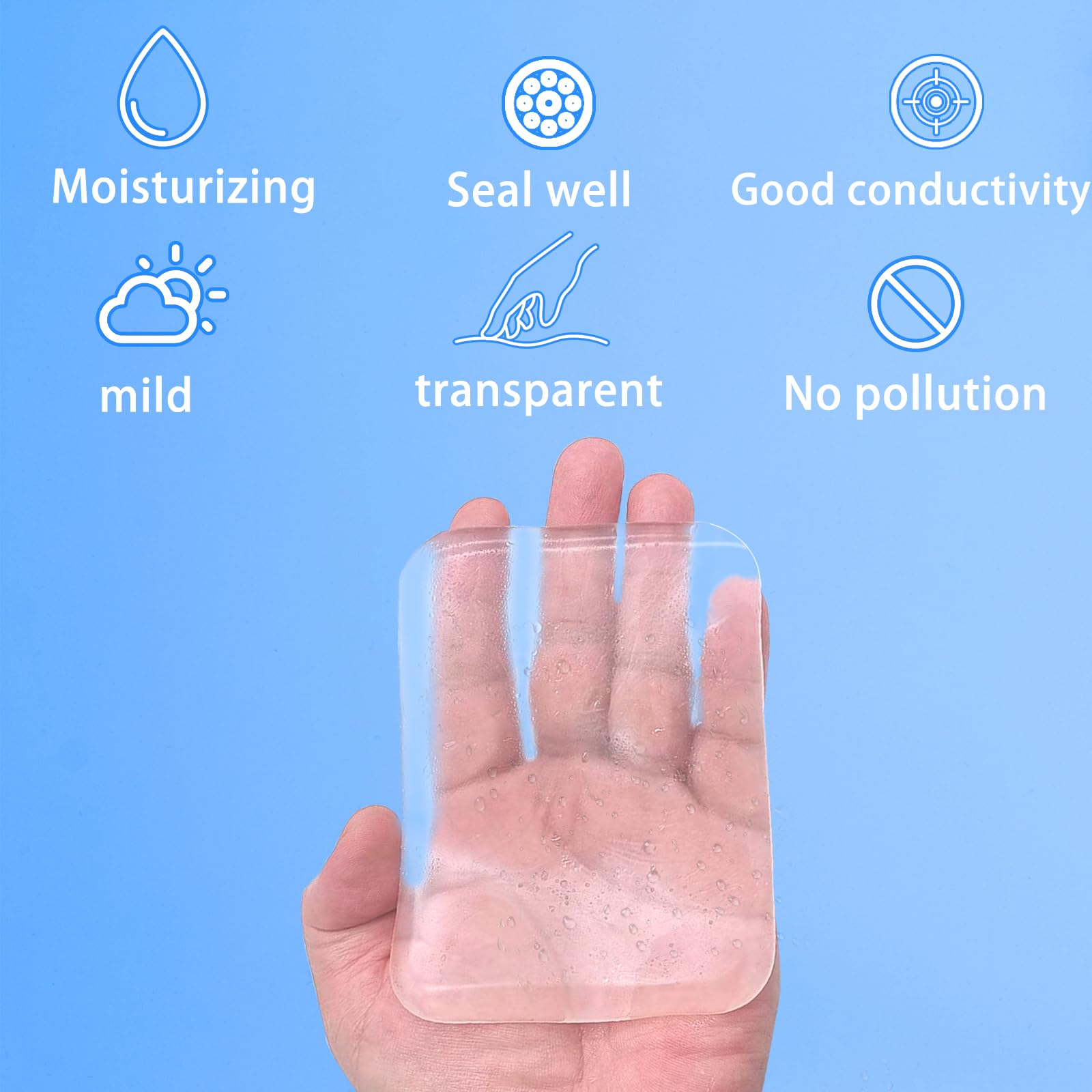 Snapklik.com : Ultrasound Gel Pad - Medical Grade Reusable Conductive ...