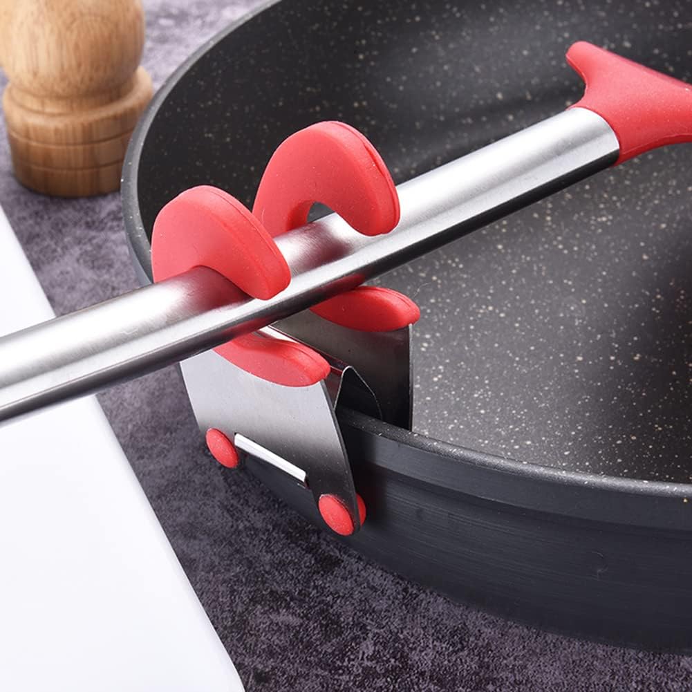 Amazon.com : AKOAK 1 Pack Stainless Steel Pot Side Clamp, Hot Spoon ...