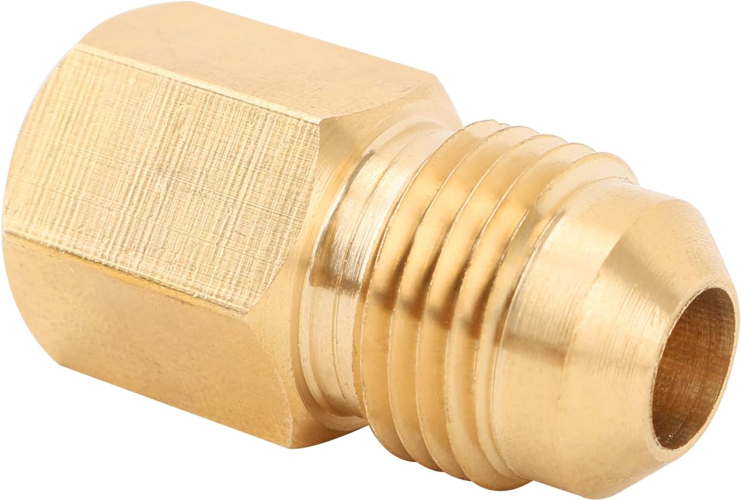Amazon.com: Brass Flare Tube Fittings Adapter Male 3/8" Flare to Female ...