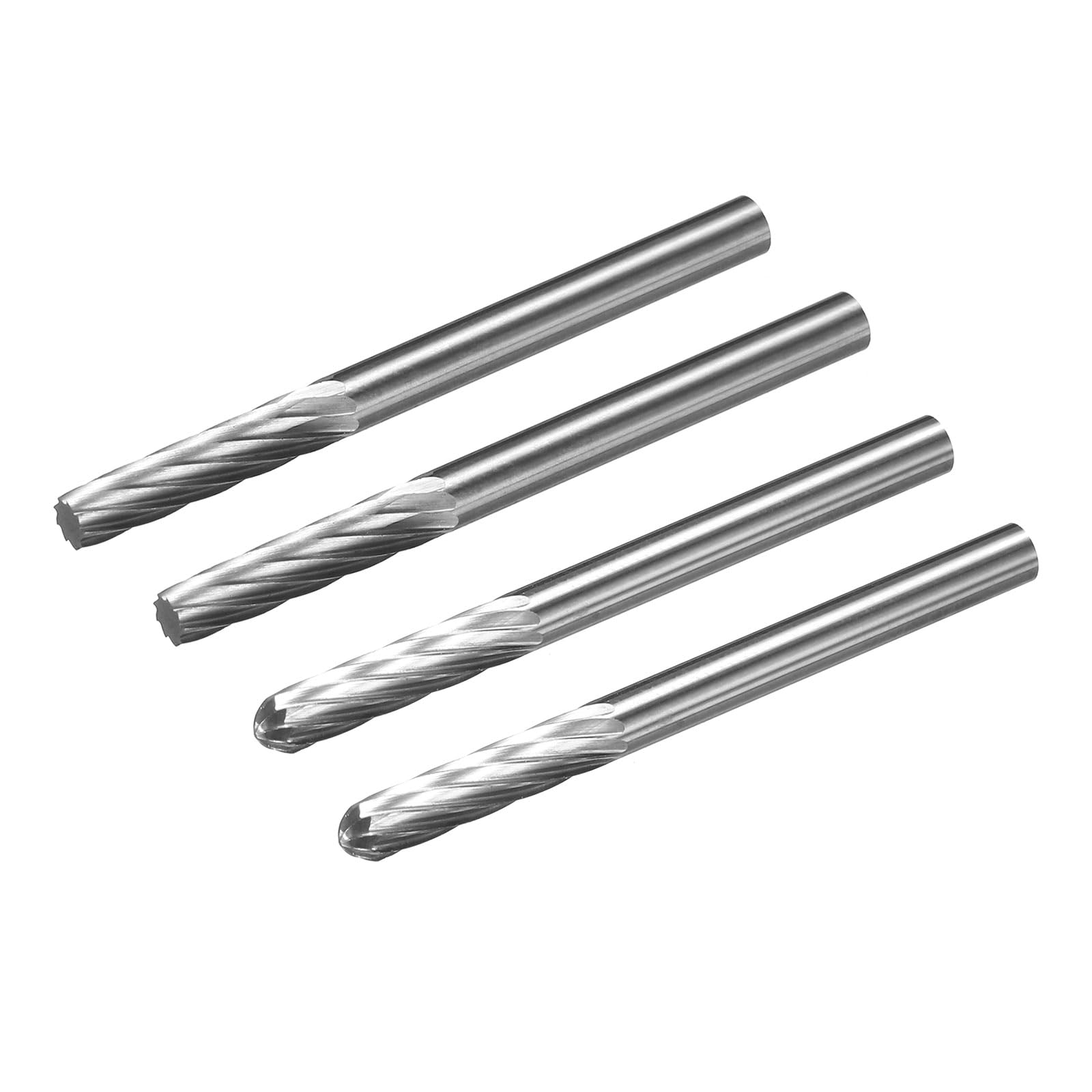 Amazon.com: uxcell Tungsten Carbide Rotary Files 1/8" Shank, Single Cut ...