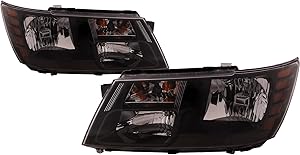 Amazon.com: HEADLIGHTSDEPOT Left And Right Headlight Set Compatible ...