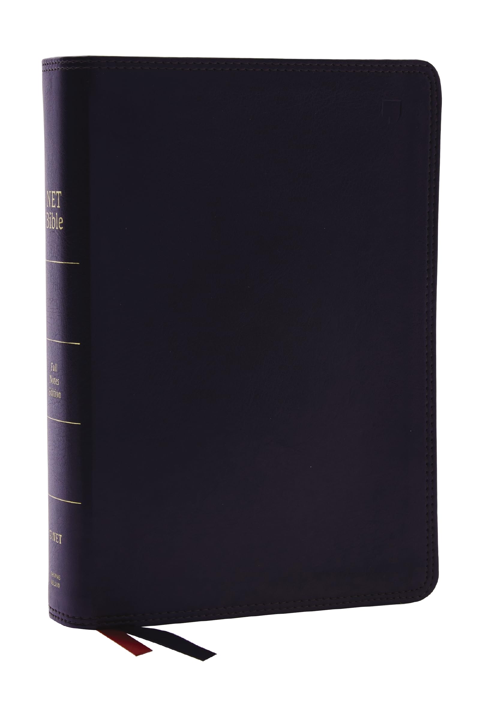 NET Bible, Full-notes Edition, Leathersoft, Black, Comfort Print: Holy ...
